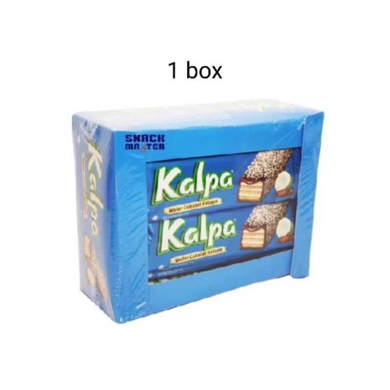 Kalpa chocolate wafer sprinkled with grated coconut 1 box | Shopee ...