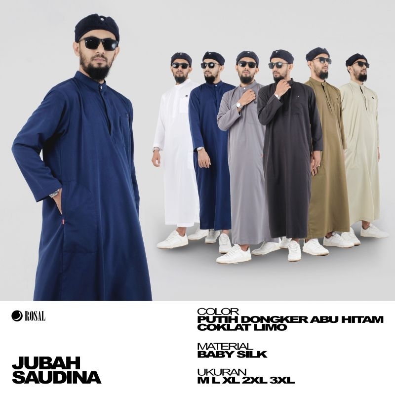 Exclusive PREMIUM ADULT MEN'S SAUDIANA ROSAL GAMIS ALHARAMAIN JUBAH ...