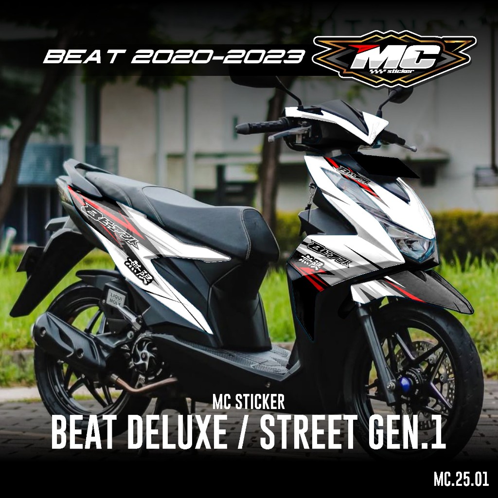 Decal Sticker Honda Beat Deluxe Street 2020 2021 2022 2023 Latest Full ...