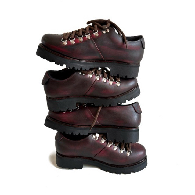 SOS Scoot Derby Maroon // Genuine Leather Shoes | Shopee Philippines