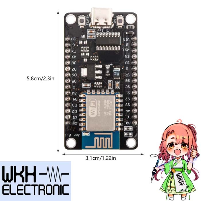 Esp8266 CH340 Type C NodeMCU Development Board Node Mcu Lua Wifi ESP 8266 CH 340 | Shopee ...