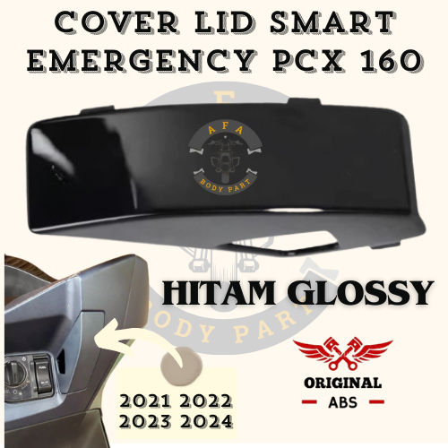 HITAM Lid Smart Emergency Cover ignition key Cover PCX 160 K1Z 2021 ...