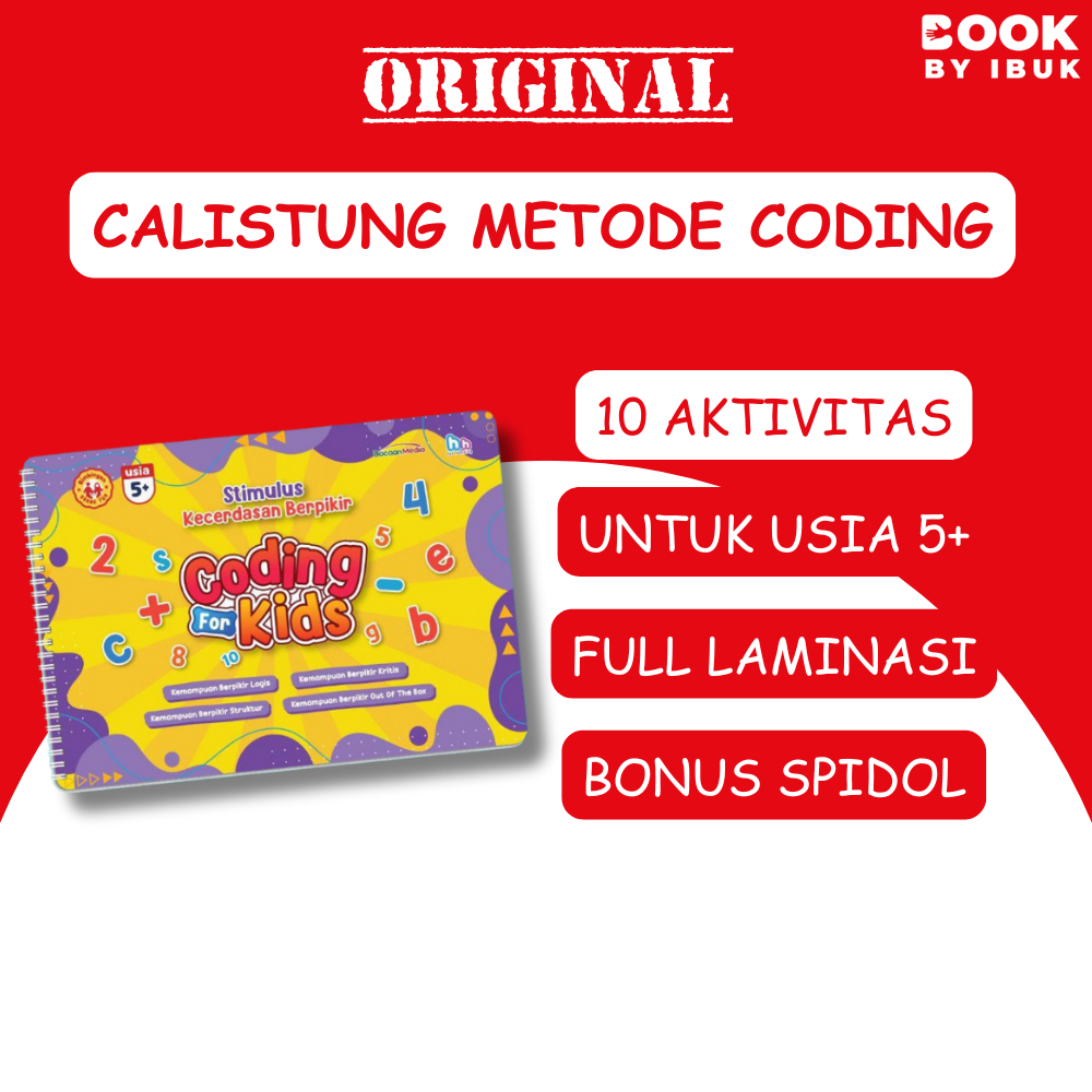 Coding FOR KIDS, Activity Books, Calistung Books, Bonus Wipe & Clean Markers [Reading Media ...