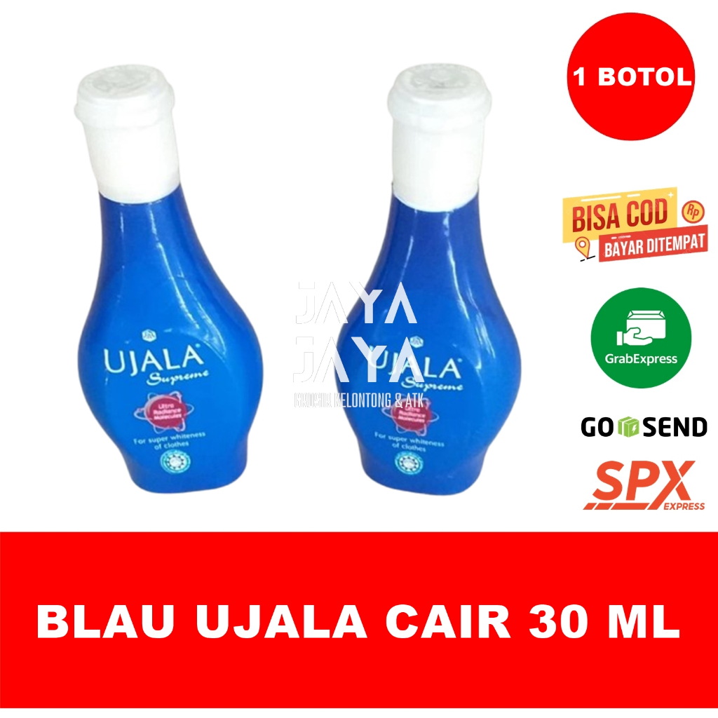 1 Pcs Blau Ujala Supreme Liquid 30 Clothes BleachML | Shopee Philippines