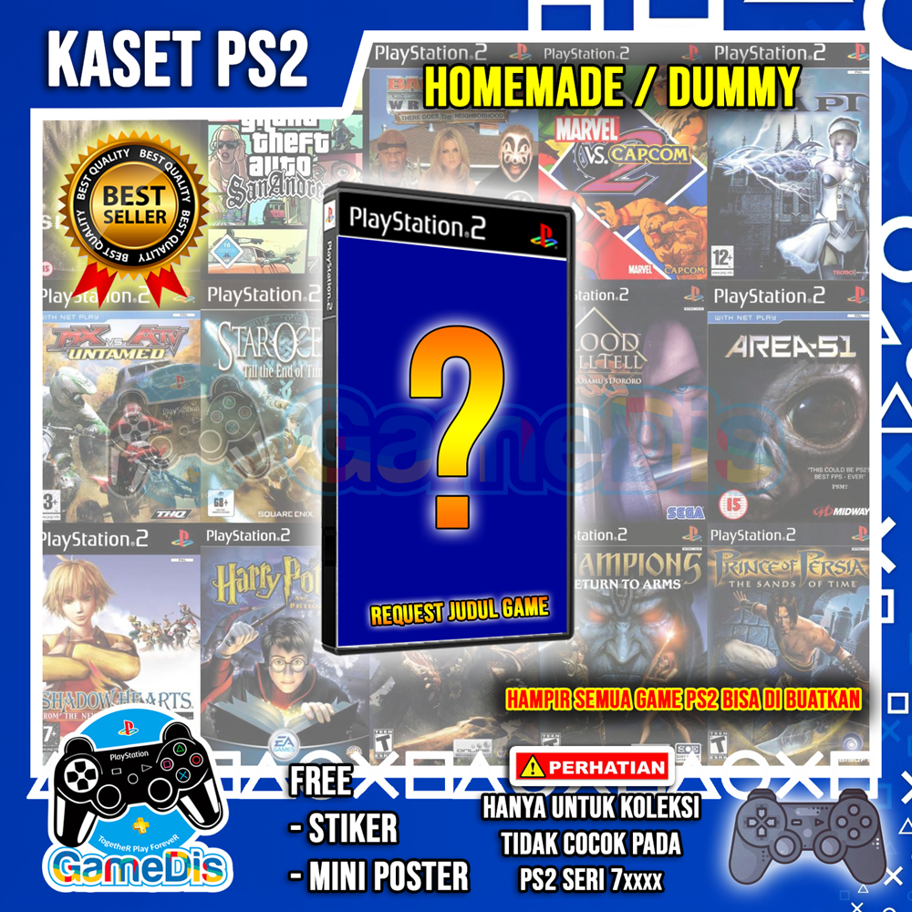 PS2 Cassette REQUEST JUDUL GAME || High Quality | Shopee Philippines