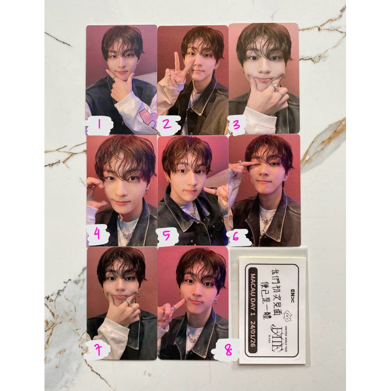 Photocard JUNGWON ENHYPEN ORANGE BLOOD OFFICIAL | Shopee Philippines