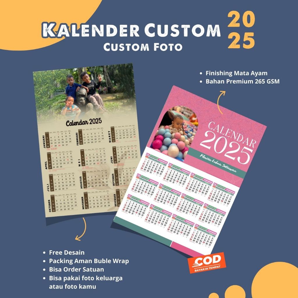 Print free design 2025 custom calendars | 2025 calendar | Custom ...