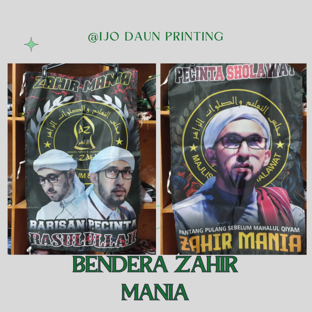 Zahir Mania Habib Bidin flag, line of Rasulullah's lovers, Sholawat ...
