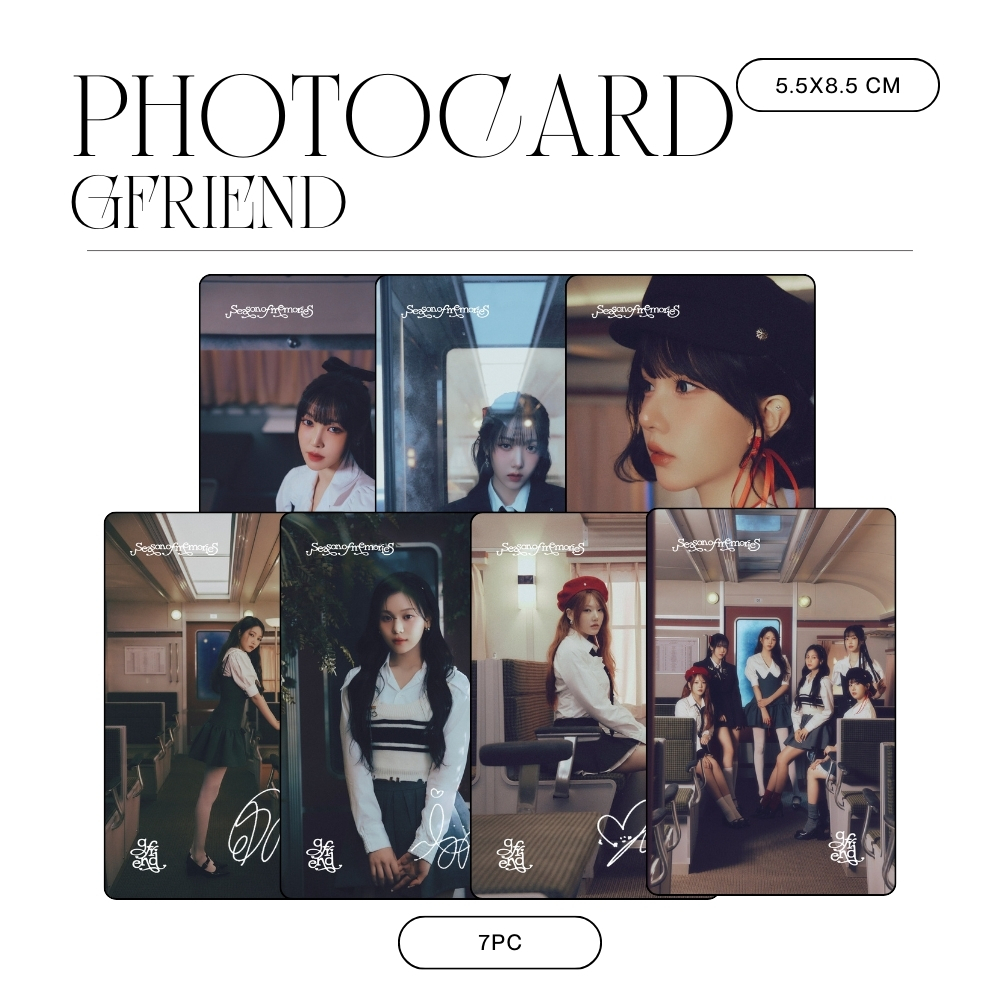 Photocard FRIEND SEASON OF MEMORYS (7 PCS + 2 SIDED LAMINATED) HAND ...