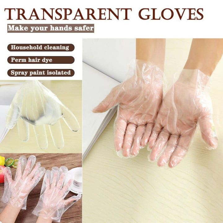 Disposable Sterile Plastic Gloves Transparent Disposable Gloves ...