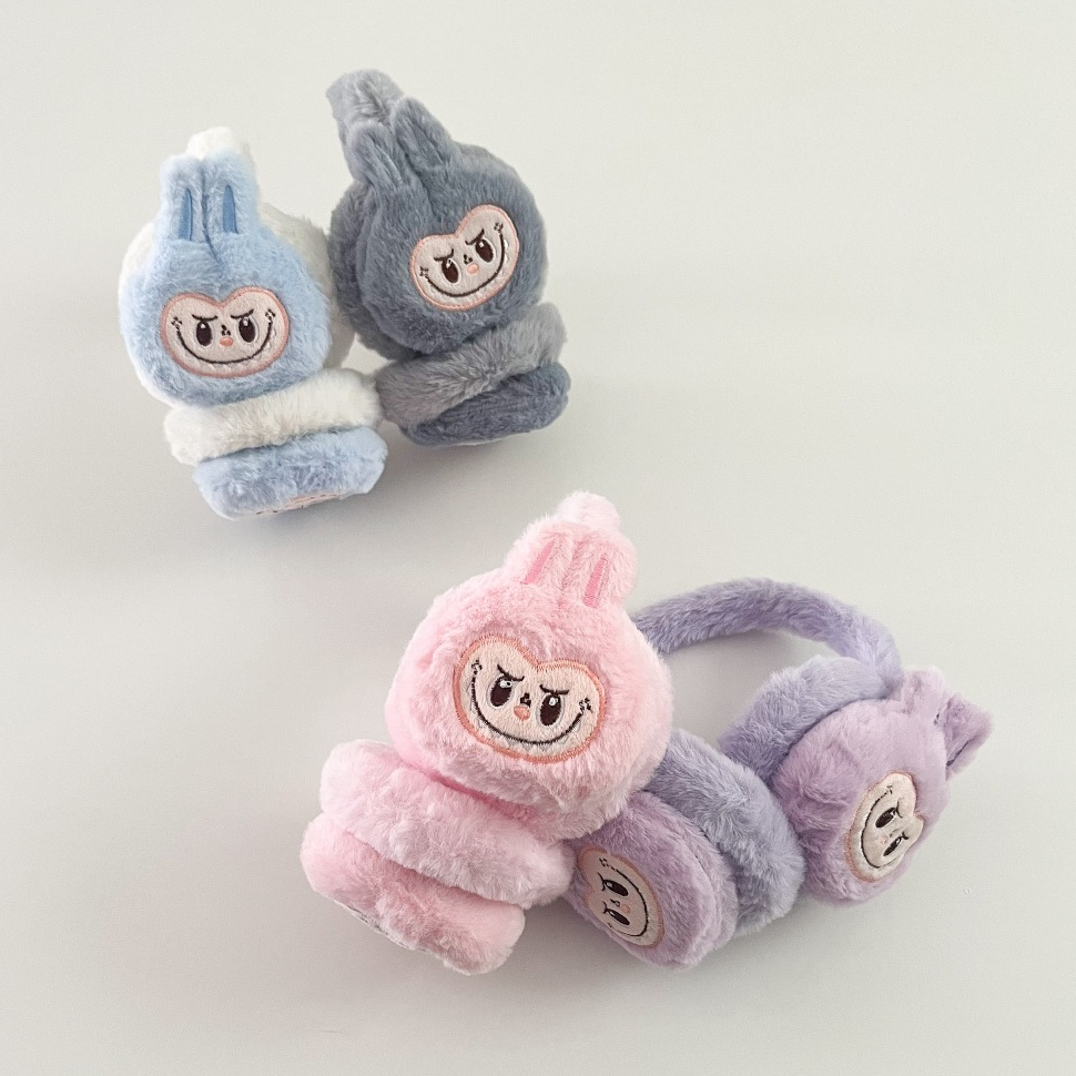 Anti-Noise Labubu Fur Adult Children's Earmuffs / Soft Ear Muff ...
