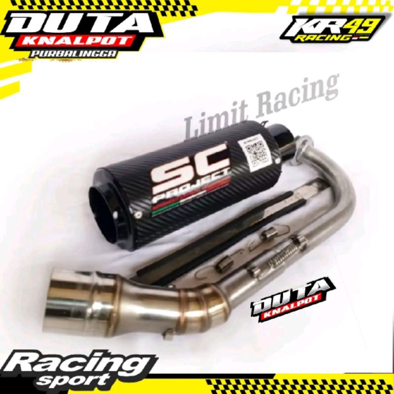 Sc Project Bass Gahar Standard Racing Exhaust for Automatic Motorcycles ...