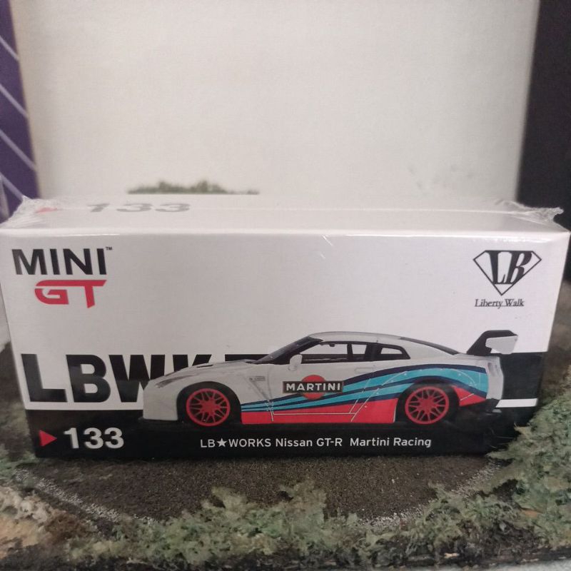 Mini GT 133 LB*WORKS Nissan GT-R Martini Racing (Free Protector ...