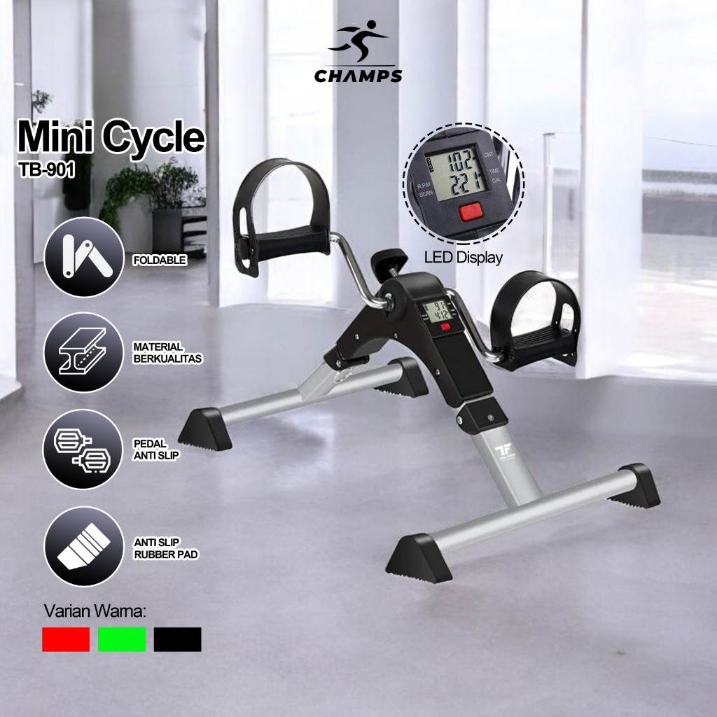 Champs Static Therapy Bike Portable Static Mini Cycle Therapy Foot Hand ...