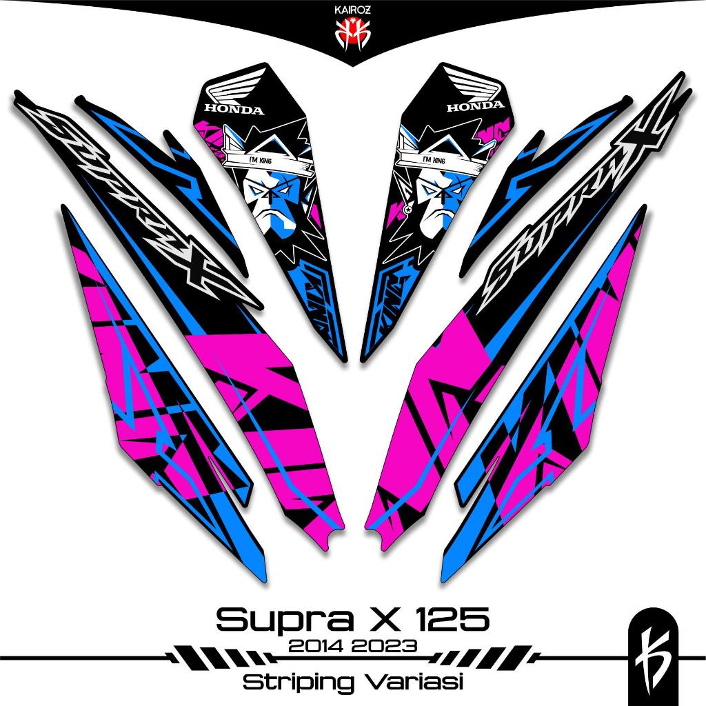 Striping SUPRA X 125 FI NEW SKU 15 STICKER STICKER HONDA SUPRA | Shopee ...