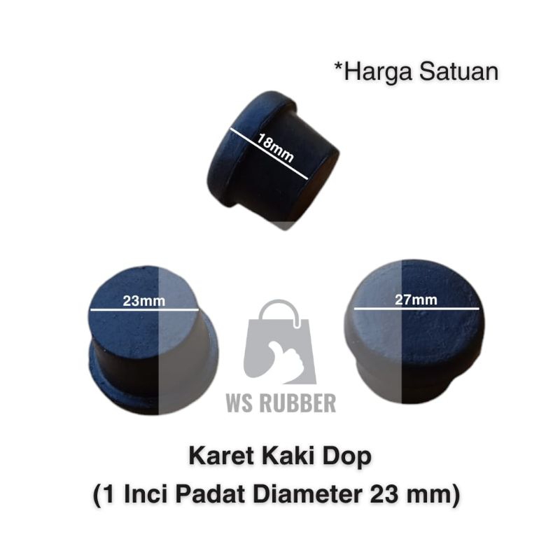 Rubber Dop Legs 1 Inch Solid Diameter 23mm Rubber Table Legs Rubber ...