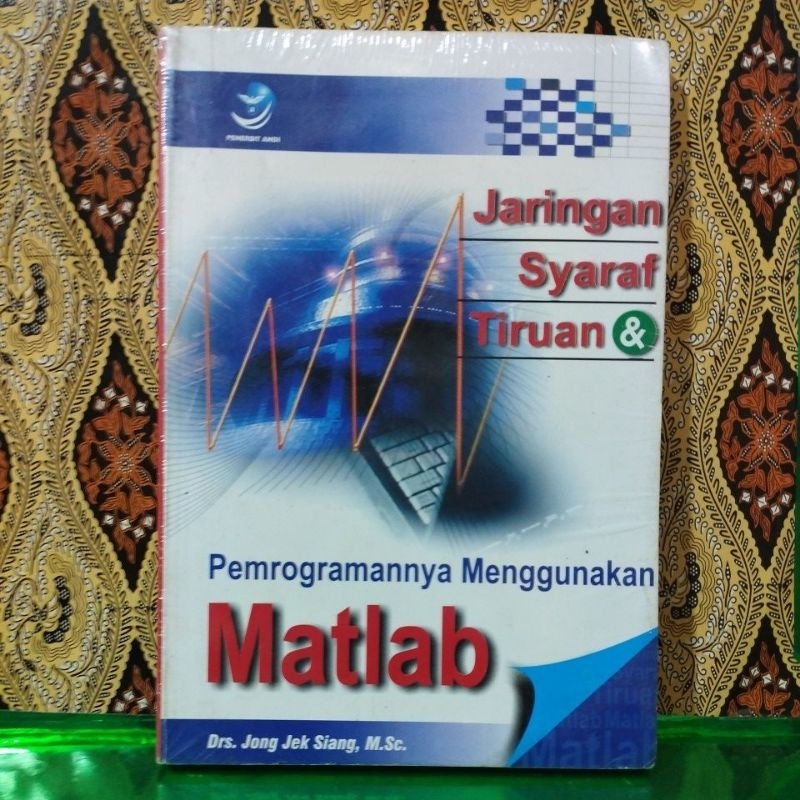 Original book of Artificial Neural Networks Programming Using Matlab | Shopee Philippines