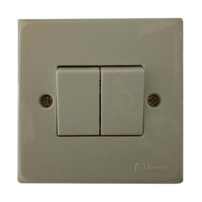 BROCO double embedded switch broco allegra/ ib double broco | Shopee ...