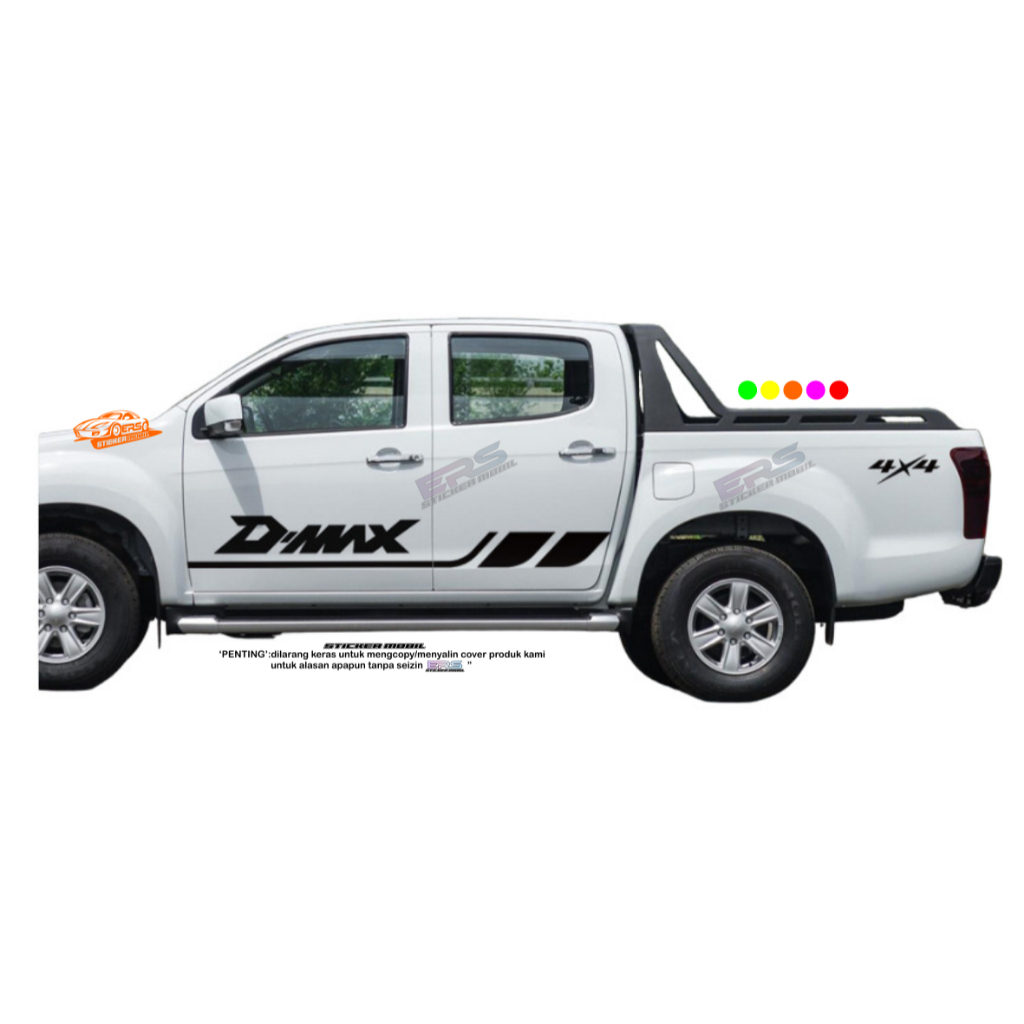 Dmax stickers cutting stickers for isuzu d max off road list side cars ...
