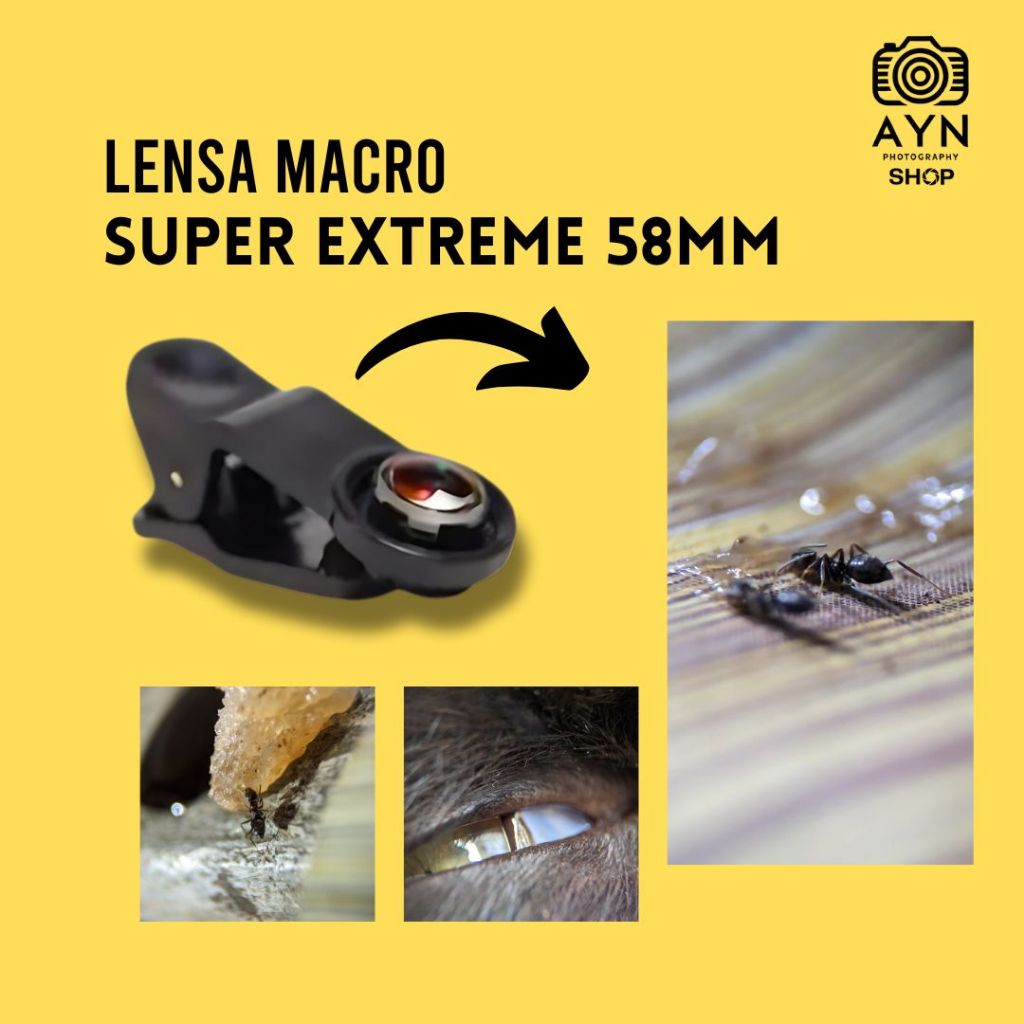 Hp Super Extreme Macro Lens 11mm Macro Lens (3) | Shopee Philippines