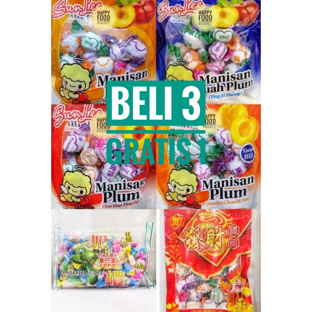 [BUY 3 GET 1 FREE] SUN LEE XUE HUA YING ZI/SUNLEE CHEN PI MEI/CHINESE ...