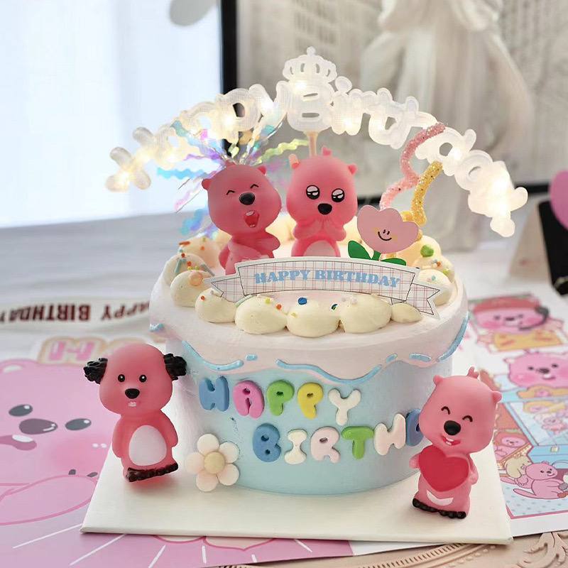 6pcs FIGURE LOOPY / STOPPER FIGUR LOOPY SET CONTAINS 6PCS / PORORO ...