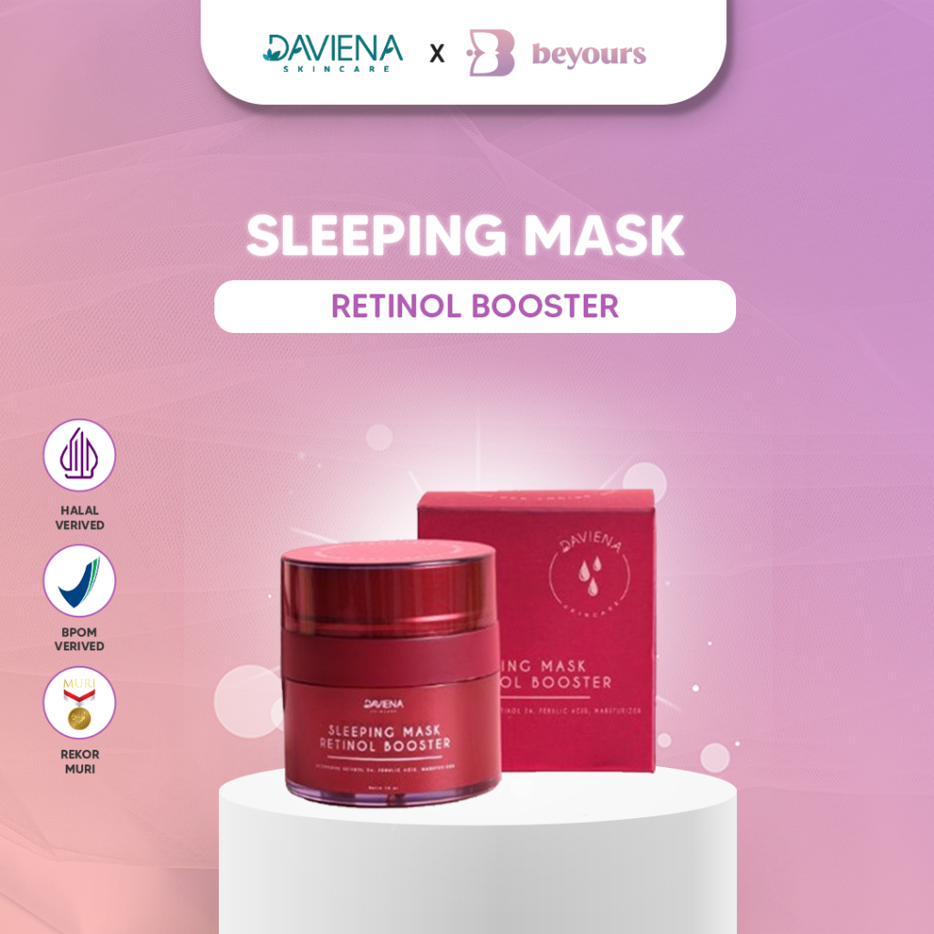 RETINOL DAVIENA SKINCARE BOOSTER SLEEPING MASK ORIGINAL - Brightens ...