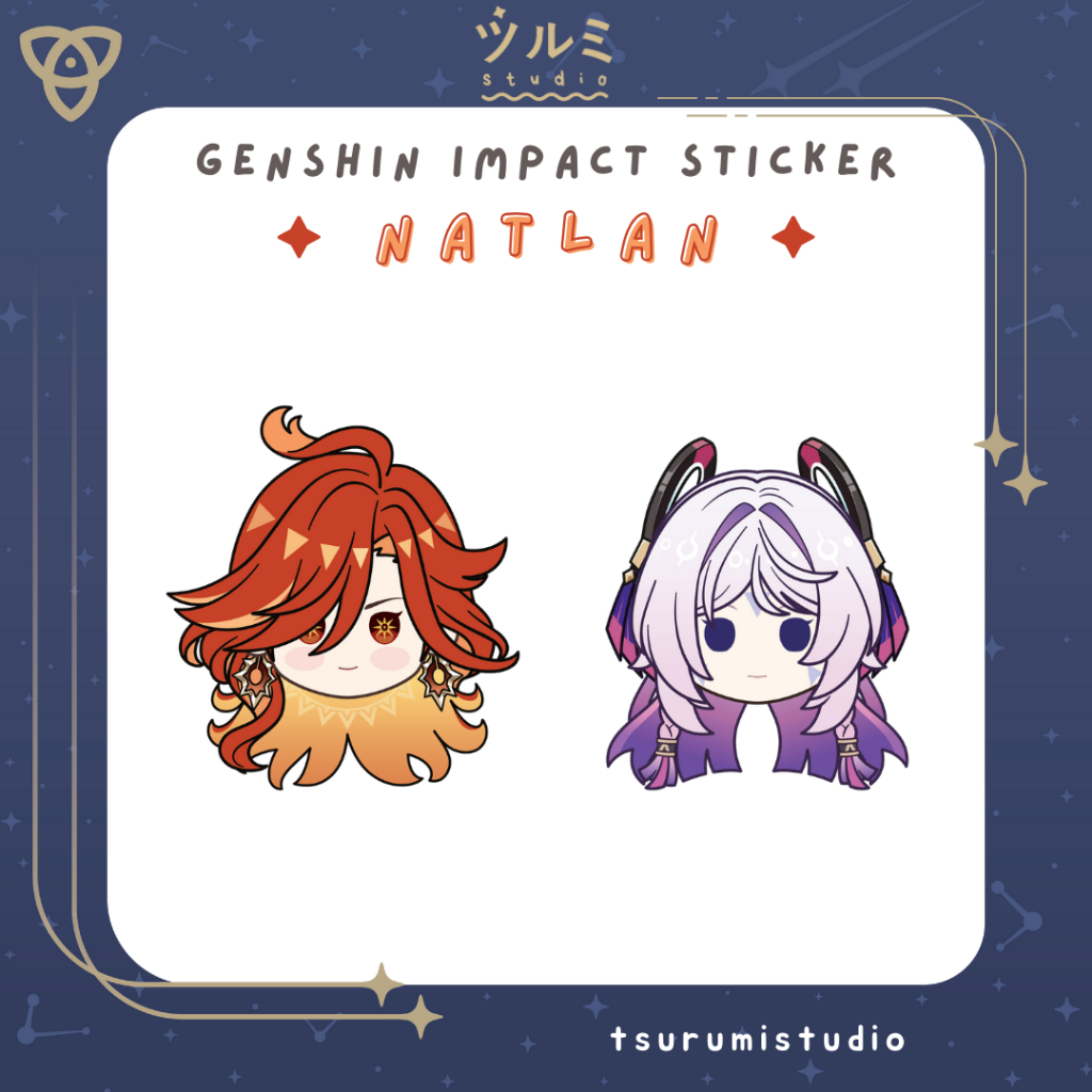 Genshin Impact Chibi Sticker - Natlan by tsurumistudio | Shopee Philippines