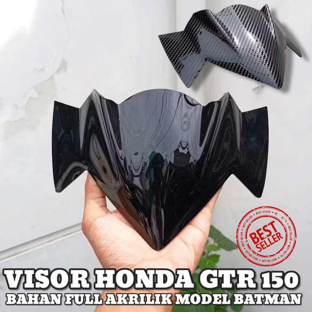 HONDA SUPRA GTR 150 CARBON VISOR VARIATION FULL ACRYLIC MATERIAL BATMAN ...