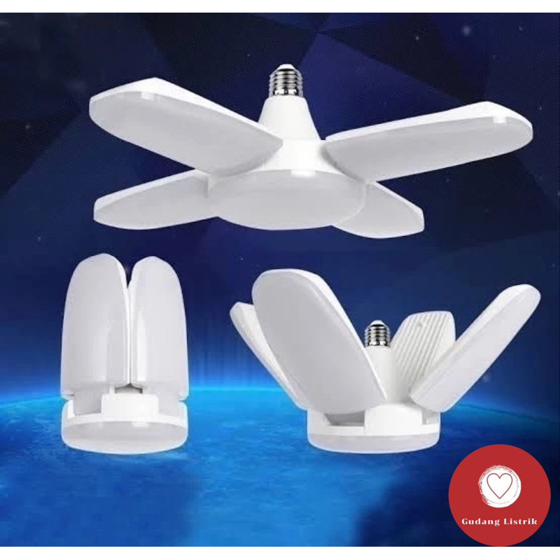 New MINI FAN BLADE LED BULB LIGHT 40 WATT | Shopee Philippines