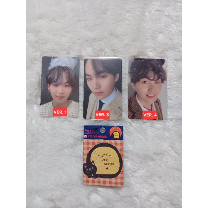 OFFICIAL PHOTOCARD MOTS7 MAP OF THE SOUL 7 YOONGI SUGA VERSION | Shopee ...