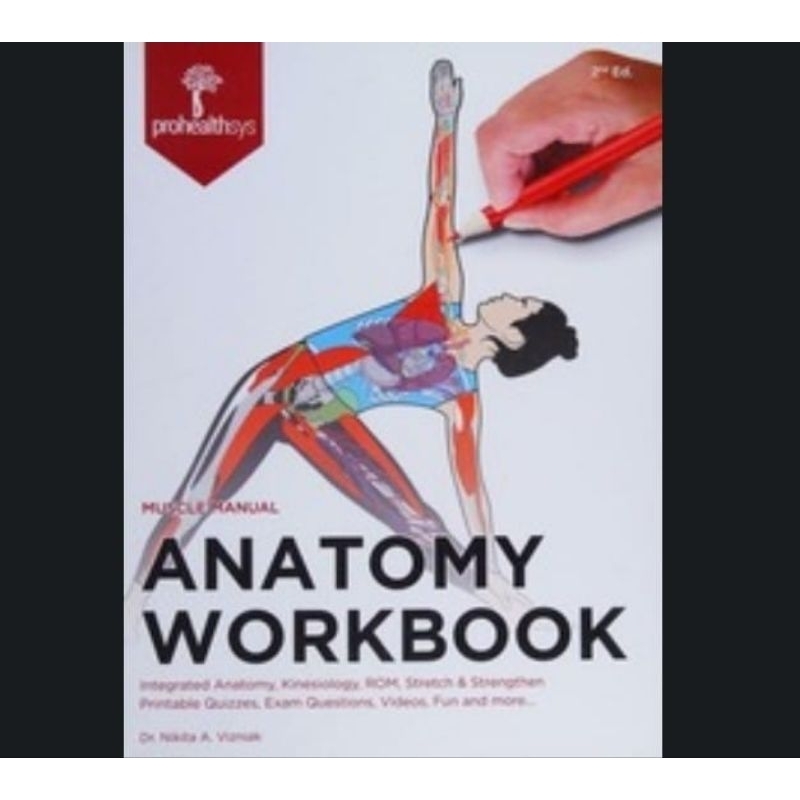 Muscle Manual Anatomy Workbook | Shopee Philippines