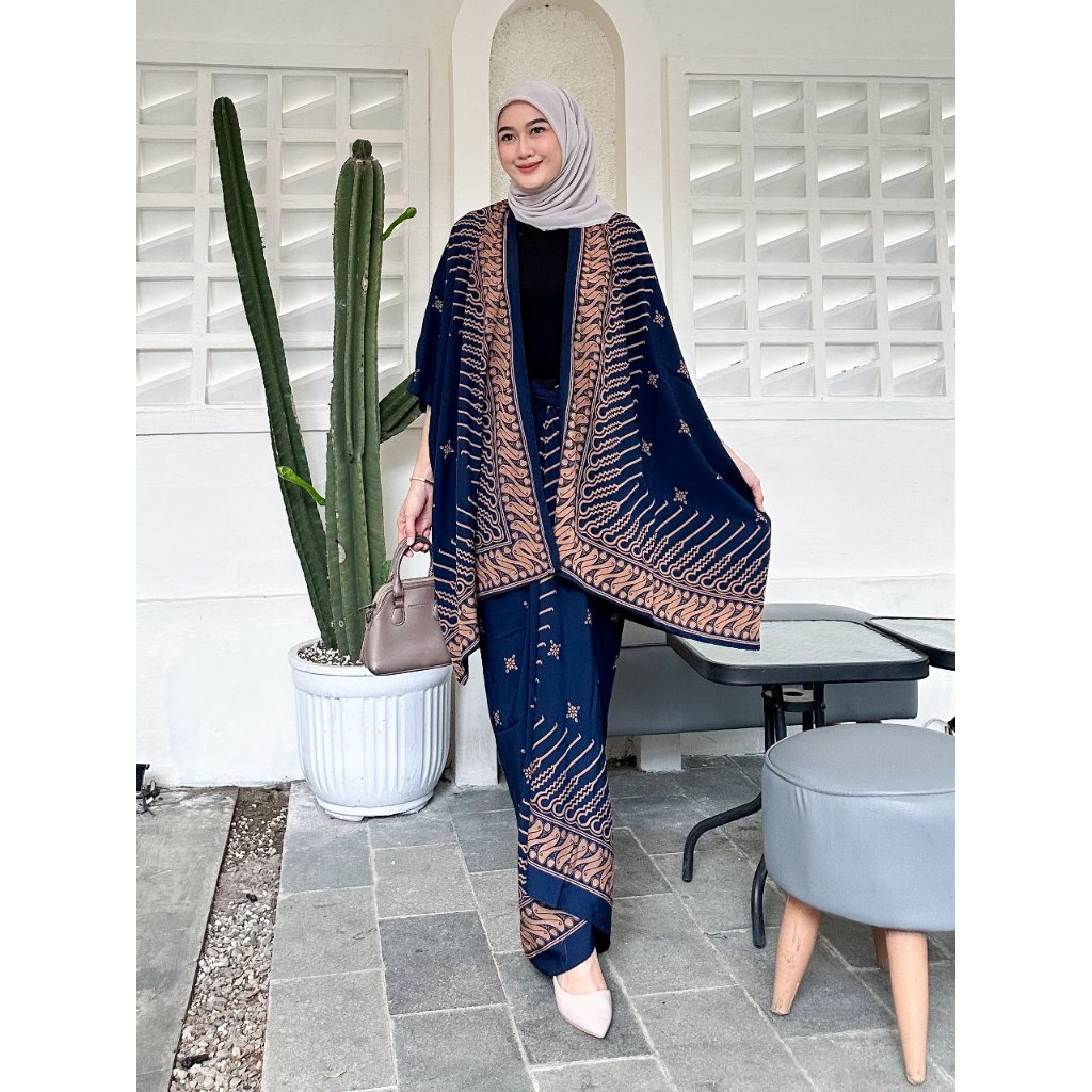 MODERN KEBAYA SET SIMPLE KONDANGAN OUTFIT ONE SET BATIK OUTER WOMEN'S ...