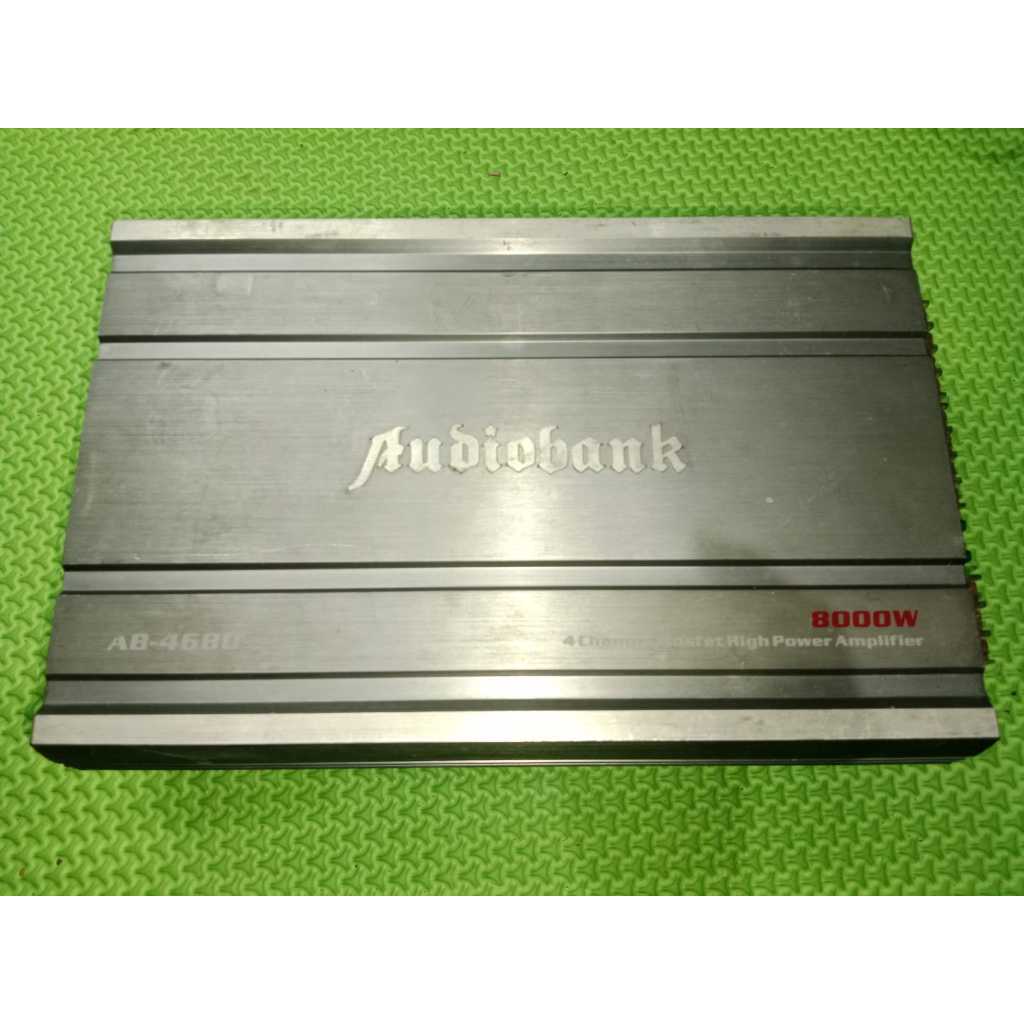Audiobank AB-4680 4 Channel Audio Power Amplifier, Normal Used ...
