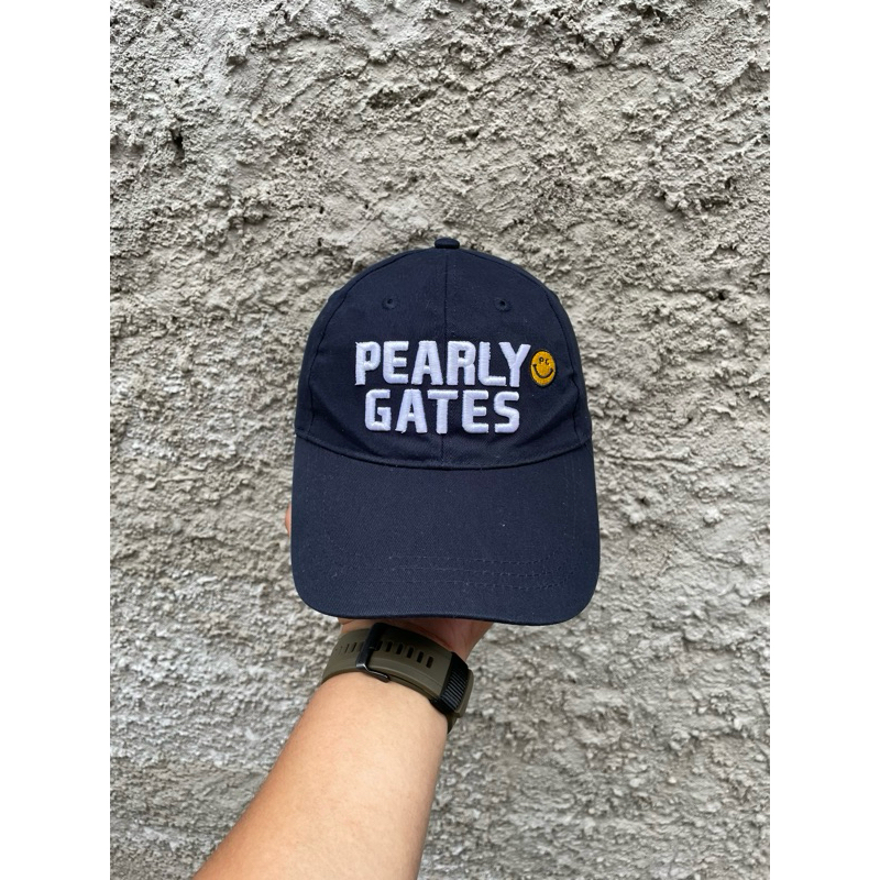 PEARLY GATES Navy Unisex Cap Hat | Shopee Philippines
