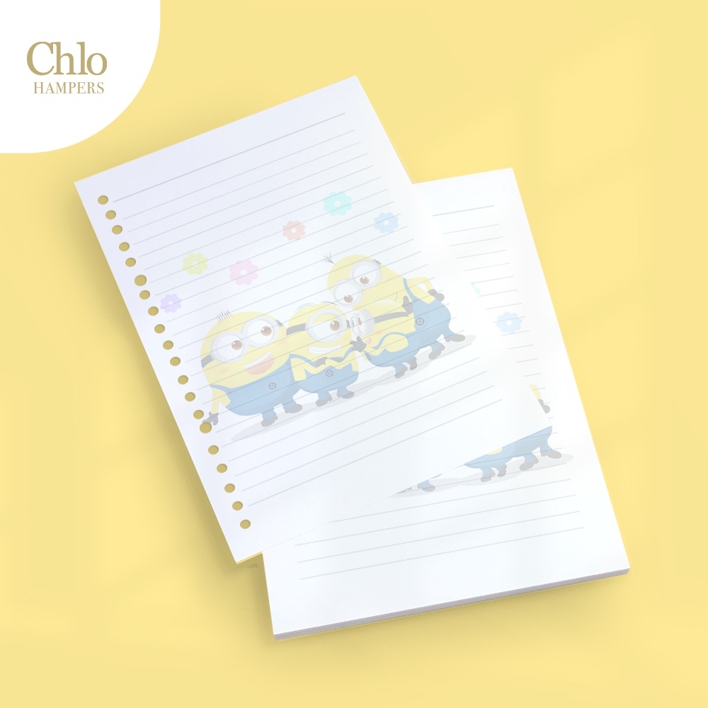 Fill in the A5 Minions Binder (Minion Loose Leaf Aesthetic) | Shopee ...