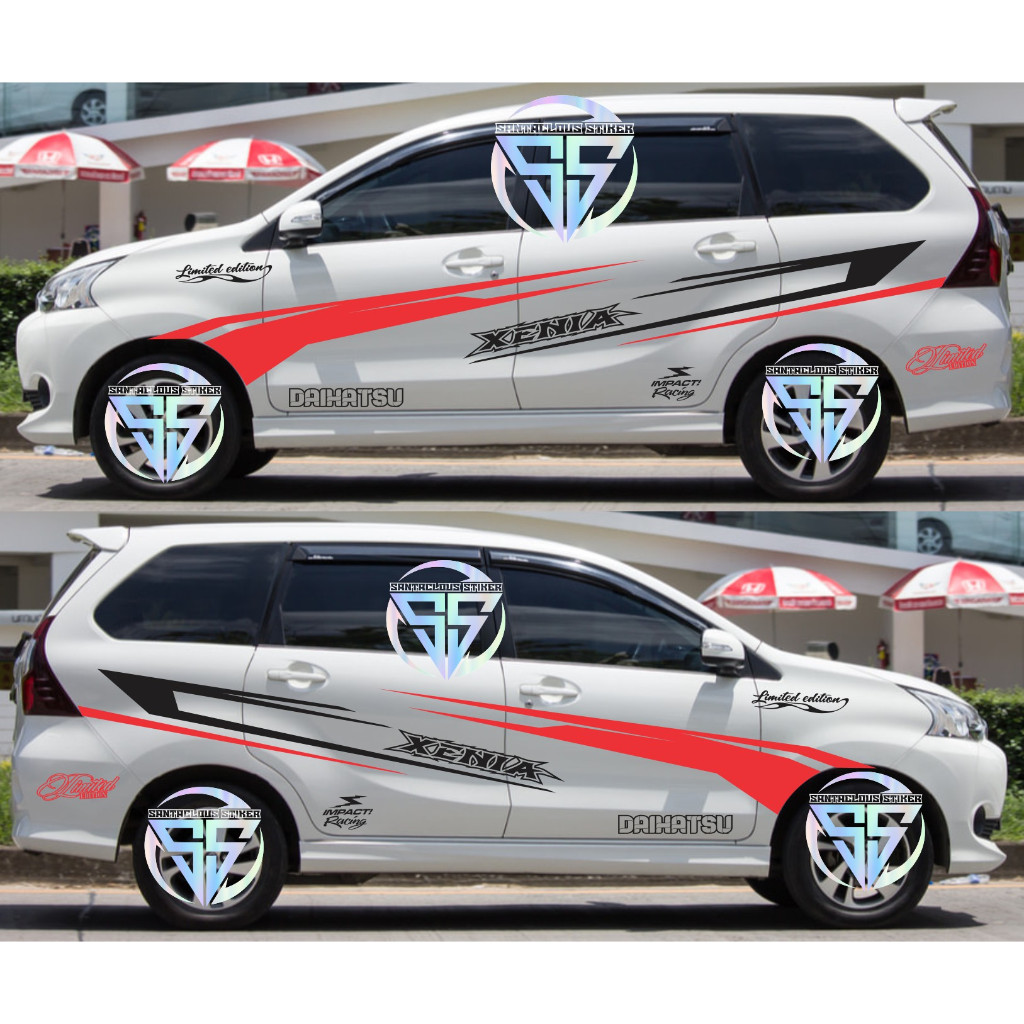 Cool STICKER Car STICKER TOYOTA AVANZA VELOZ SIGRA AYLA CUSTOM TEXT ...
