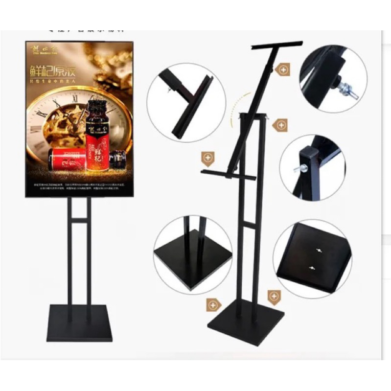 Stand Display Banner Banner Tripod Banner Standing Poster Adjustable ...