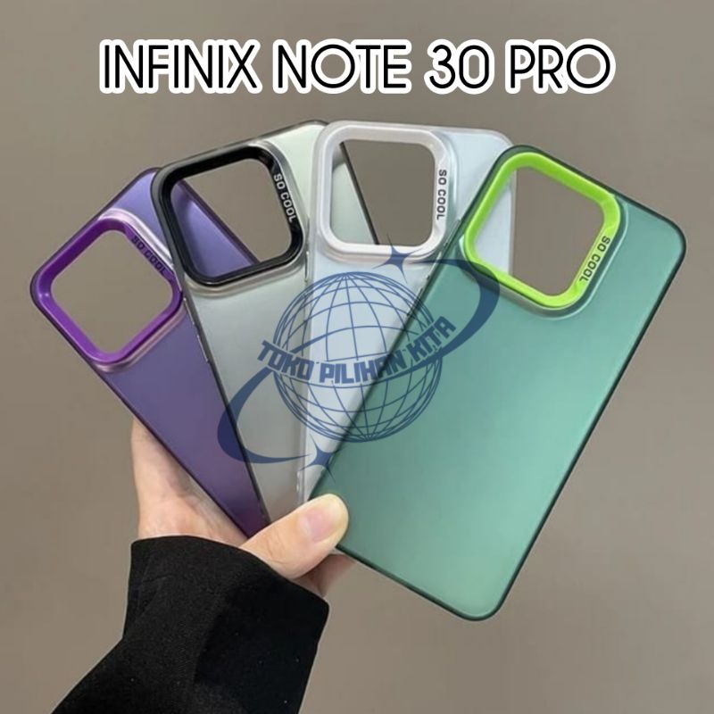 Infinix note 30 pro case new model softcase metallic imd hologram ...