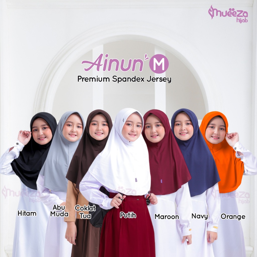 Ainun Hijab Instant Hijab for school children by Muezza Hijab | Shopee Philippines