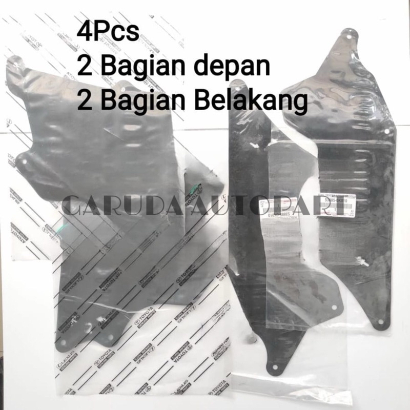 Toyota Innova 2004-2021 Original Front Rear fender Seal liner 1set 4pcs ...