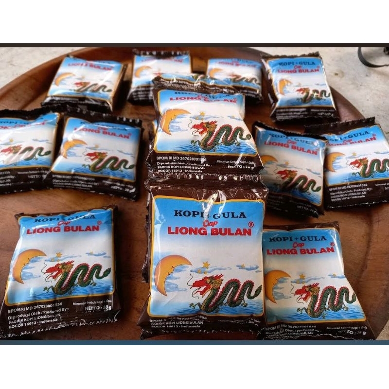 Original Bogor Liong Bulan Coffee contains (20 sachets) | Shopee ...