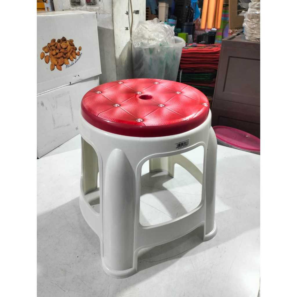 Plastic Squat Bench-Premium Round Squat Bench Trixy Sofa Motif-Short ...