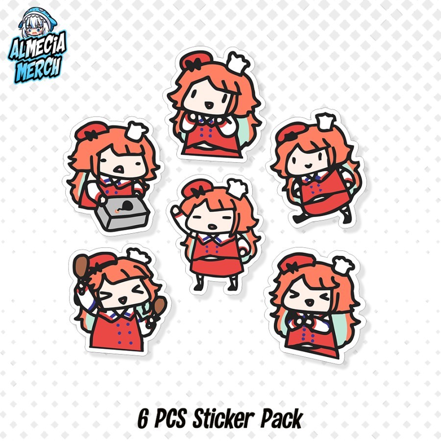Kiara Hololive Chibi Sticker / Hololive EN Takanashi Kiara Smol Sticker ...