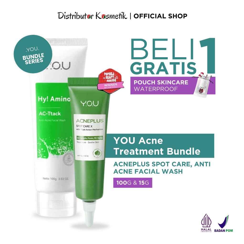 Free GIFT] YOU Acne Treatment Bundle - AcnePlus Spot Care, Anti Acne ...