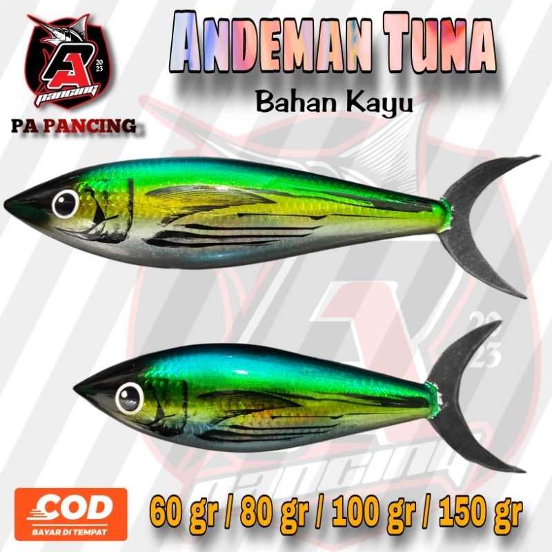 Andeman Tuna Bait 60 gr, 80 gr, 100 gr, 150 gr, 200 gr and 300 gr ...