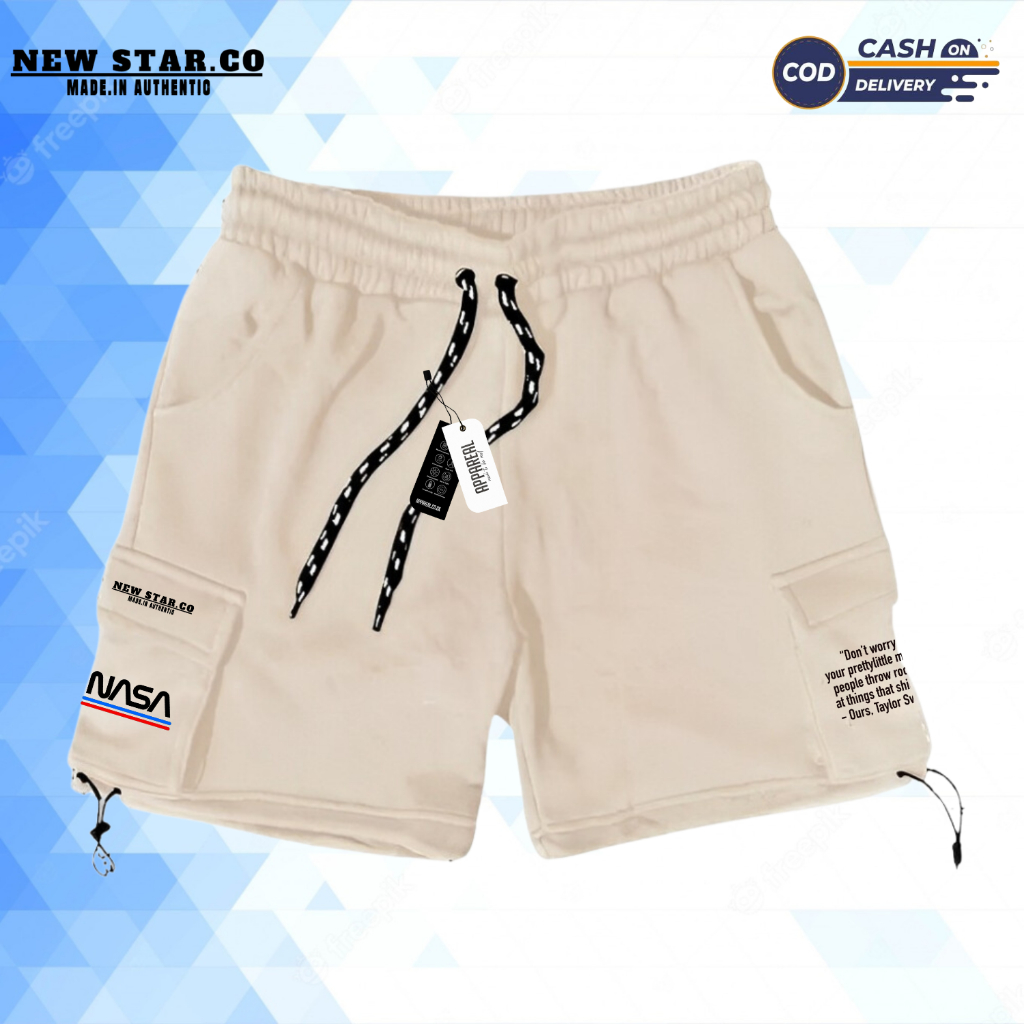 Nasa Fleece Cargo Shorts | Shorts | Cargo pants | Men's Women's Pants ...