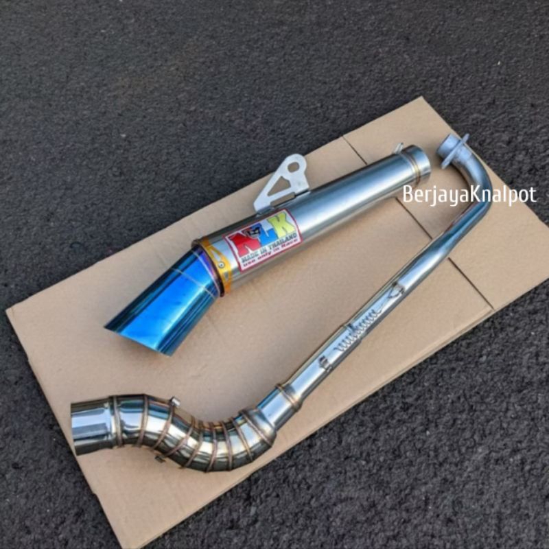 Open Pipe NLK Exhaust Big elbow for Wave125 Rs125 Fury125 Xrm 100/110/115 wave 100/110/115 Xrm ...