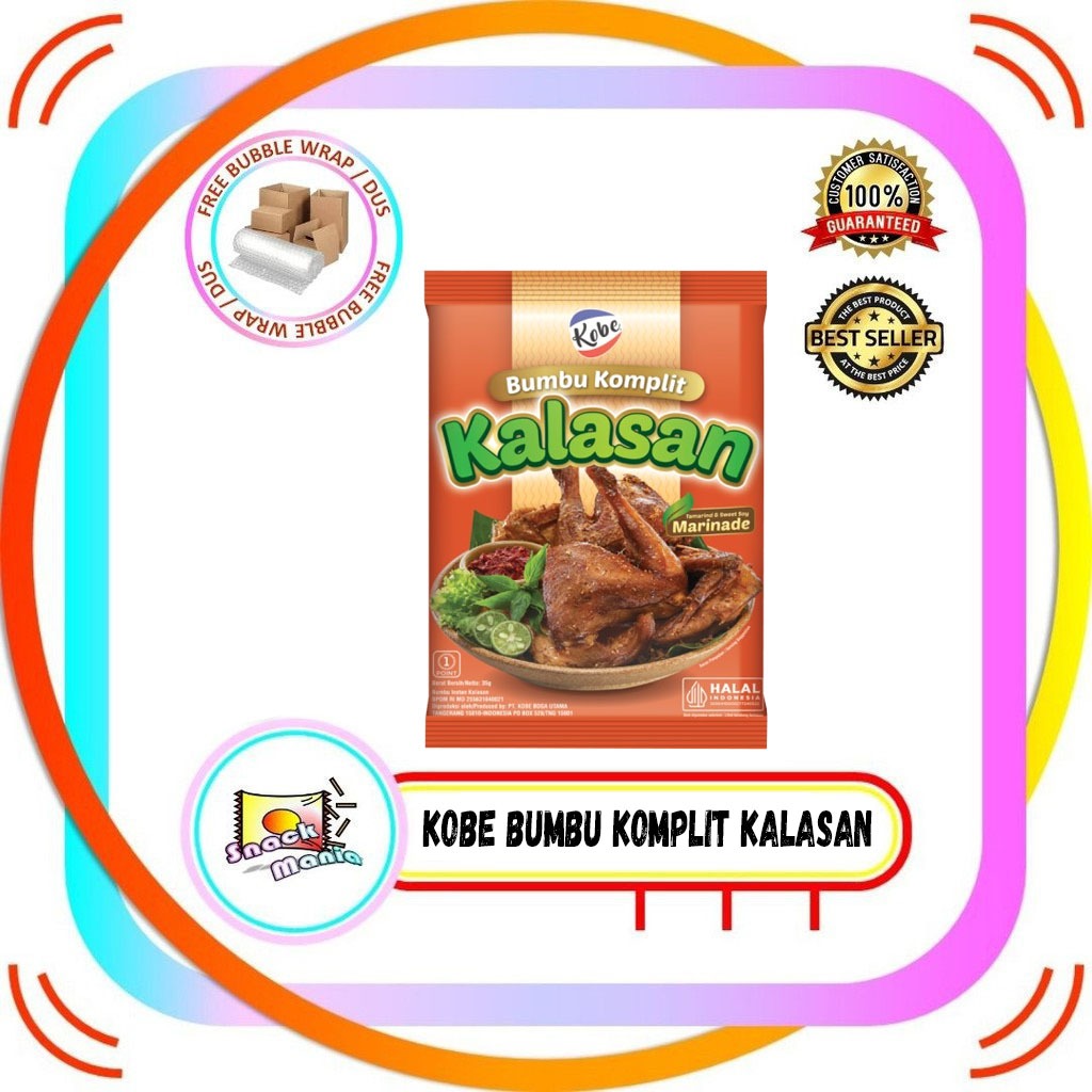 Kobe Complete Seasoning for Kalasan Chicken ~ 35 gr Sachet | Shopee ...
