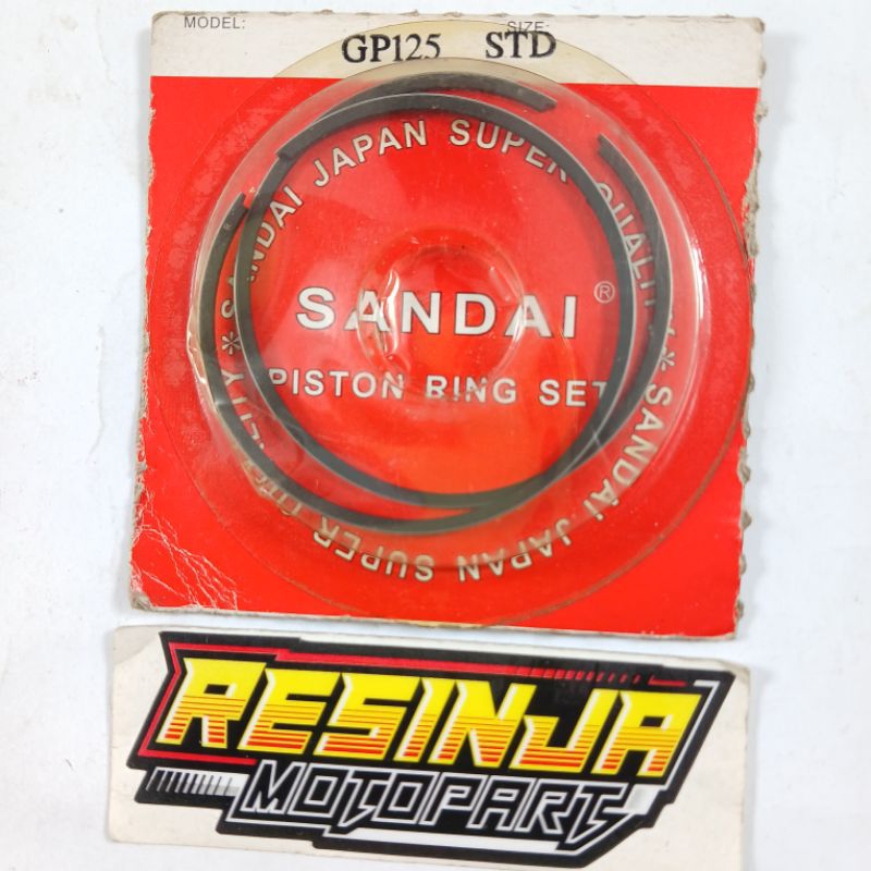 Piston Ring Piston Suzuki Gp125 Gp 125 Ts125 Ts 125 Oversize Os Std ...